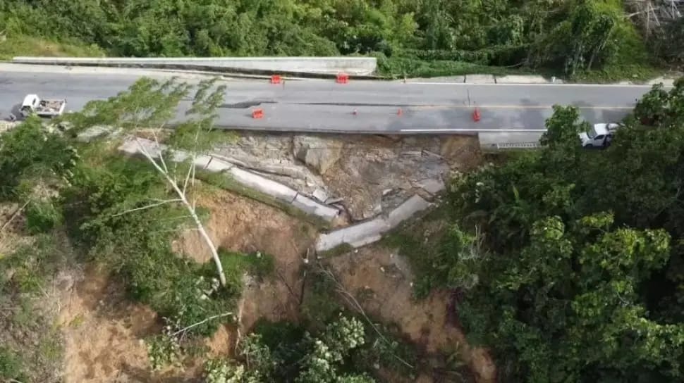 Infrastruktur IKN Rusak, Jalan Terbelah Akibat Longsor - KabarKalimantan.ID
